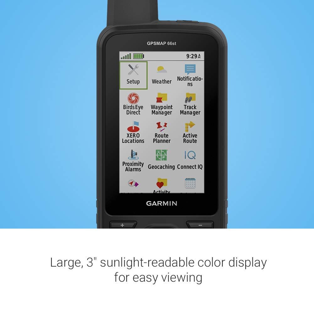 Garmin GPSMAP 66st, Handheld Hiking GPS with 3 inch Color Display ...